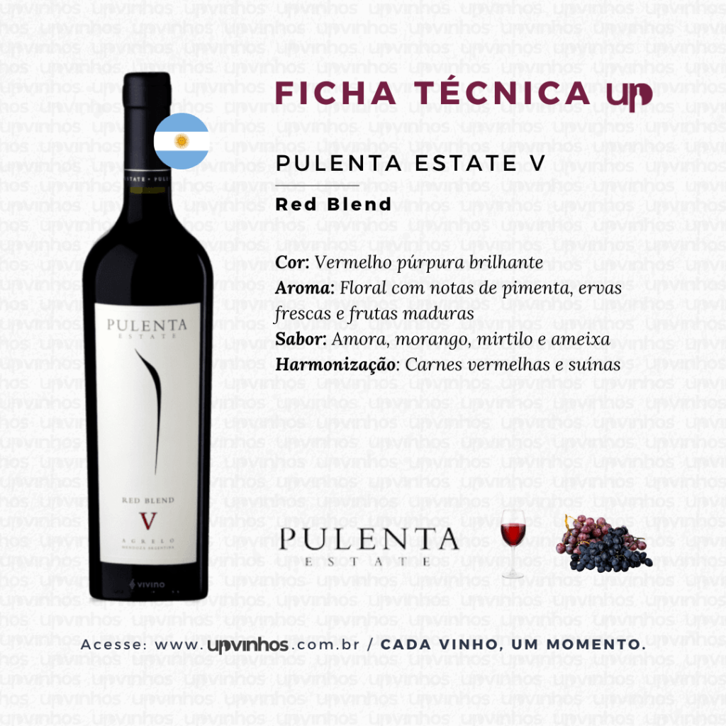 Pulenta Estate V Red Blend 750ml – UpVinhos